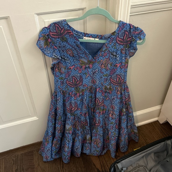 Roller Rabbit | Dresses | Roller Rabbit Blue And Pink Floral Mini Dress ...